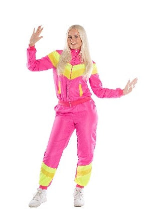 Karnival Neon Pink Shell Suit – Party Australia